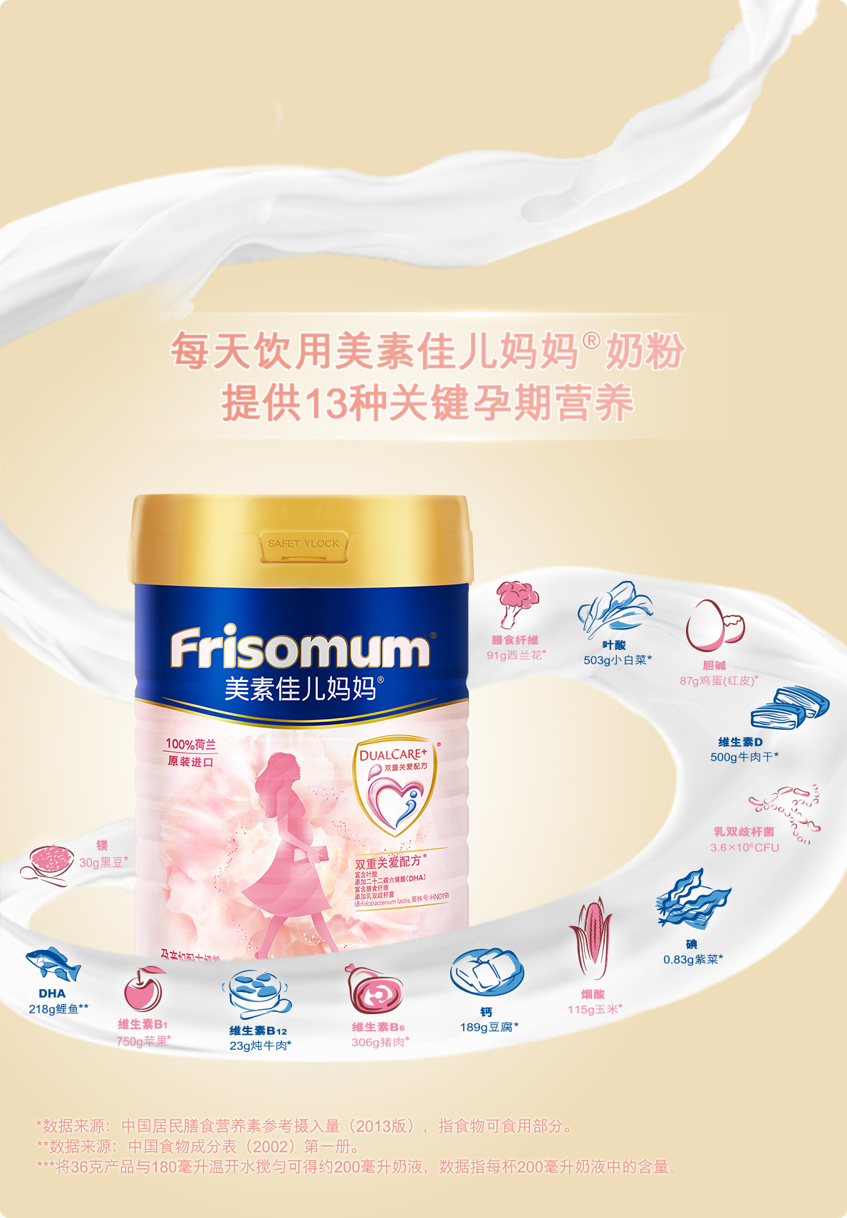 美素佳儿妈妈奶粉 孕产妇配方奶粉 Friso美素佳儿官网 4405